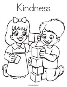 7 Free Colouring Pages for Kids on Positive Values - Moments A Day