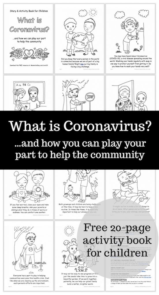Coronavirus COVID19 Activity Book for Children (Free Printable ...