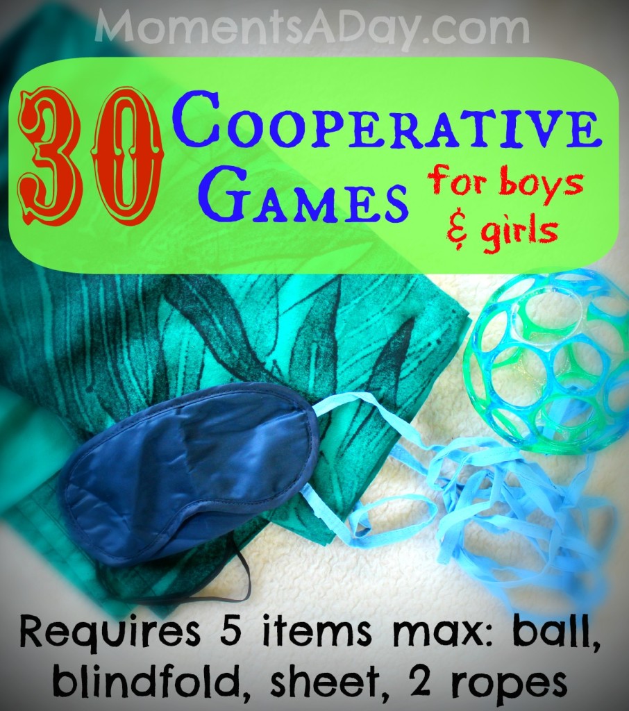 30 Cooperative Games for Preschoolers - Moments A Day