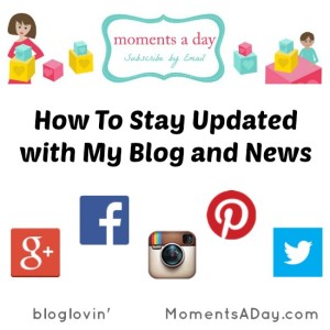 How To Stay Updated with My Blog and News - Moments A Day