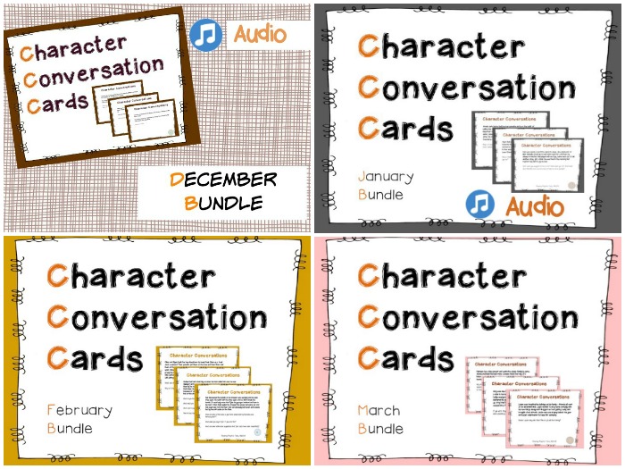 Review: Character Conversation Cards for Kids - Moments A Day