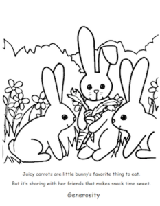 7 Free Colouring Pages for Kids on Positive Values - Moments A Day