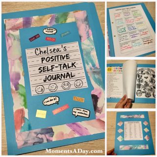 Positive Self-Talk Journal Free Printable - Moments A Day